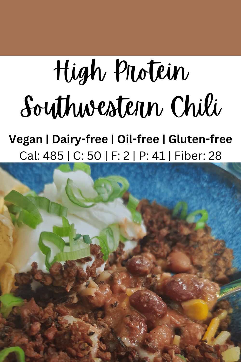 High Protein Southwestern Chili | Protein Deficient Vegan